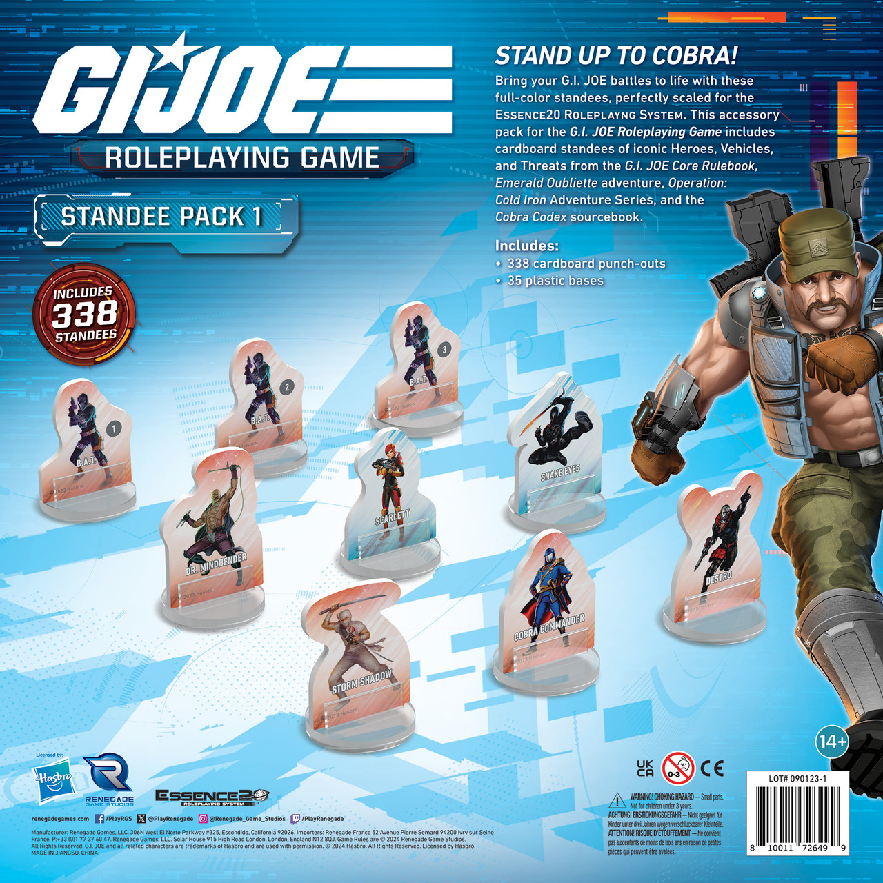 G.I. JOE Roleplaying Game Standee Pack #1