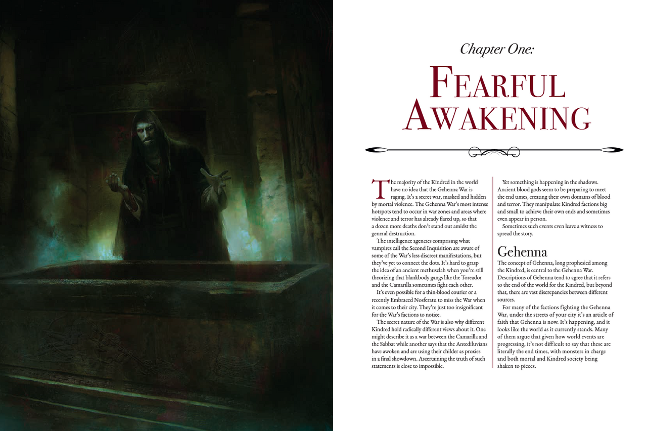 Vampire: The Masquerade 5th Edition Roleplaying Game Gehenna War Sourcebook