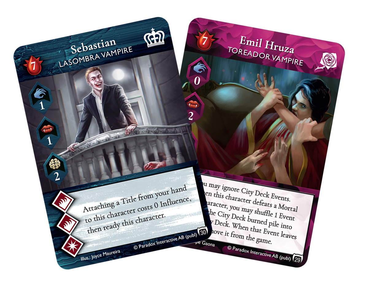 Vampire: The Masquerade Rivals Expandable Card Game Season 1 Promo Pack