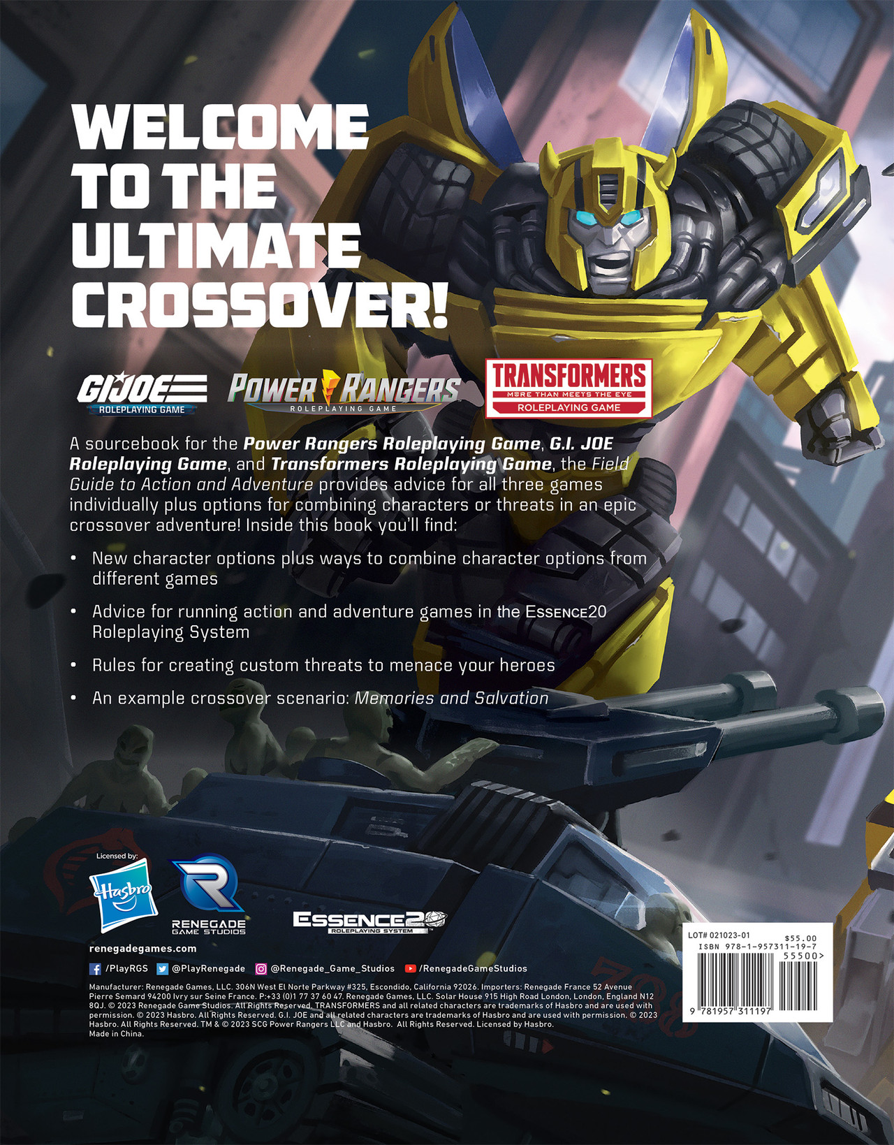 Essence 20 Roleplaying System Field Guide to Action and Adventure ...