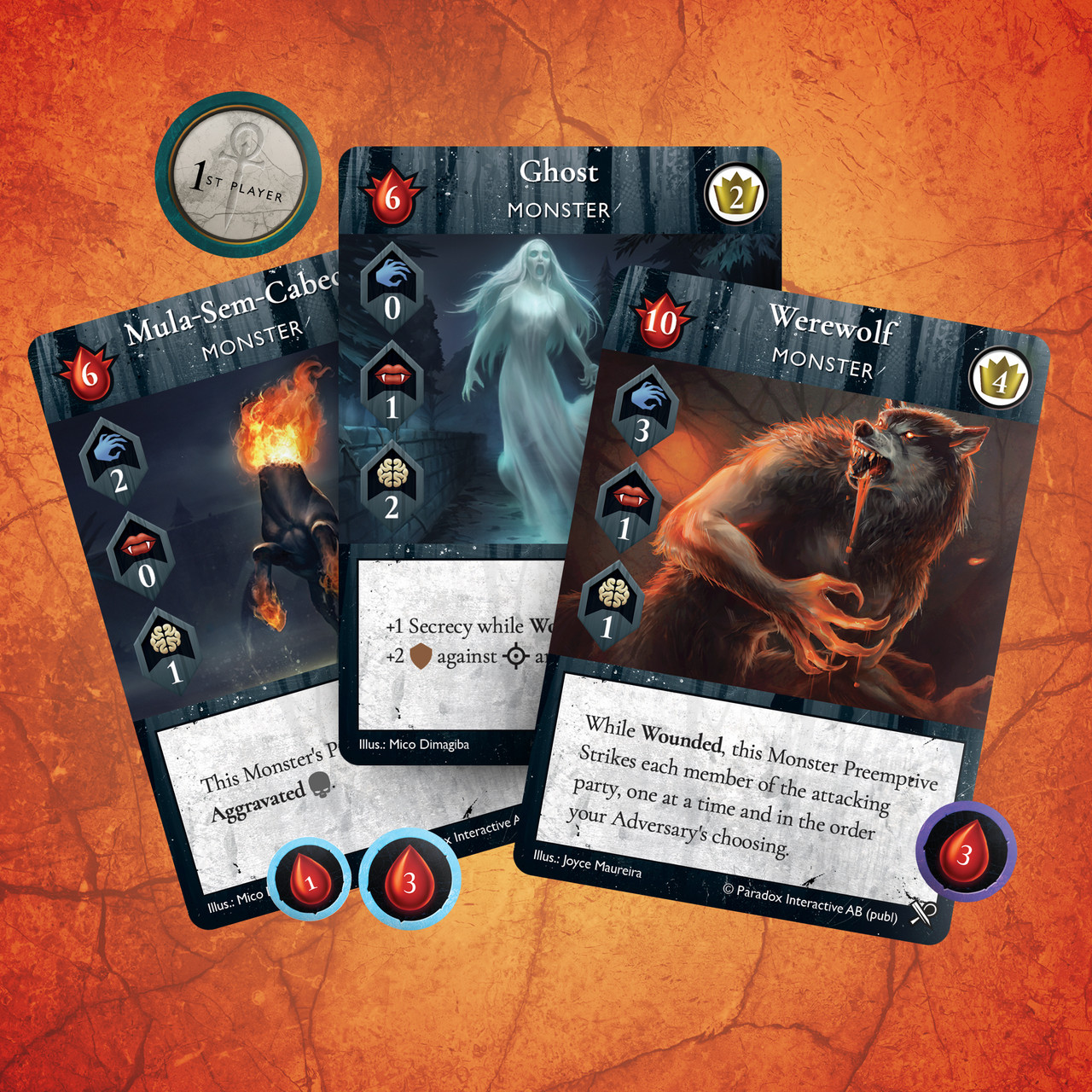 Vampire: The Masquerade Rivals Expandable Card Game The Hunters & The ...