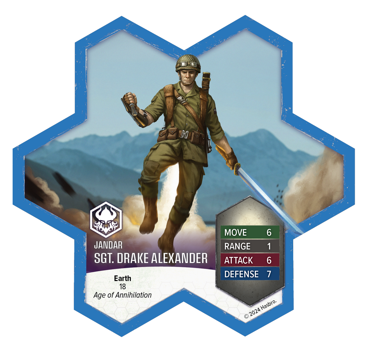 Heroscape: Sgt. Drake Alexander Miniature Promo
