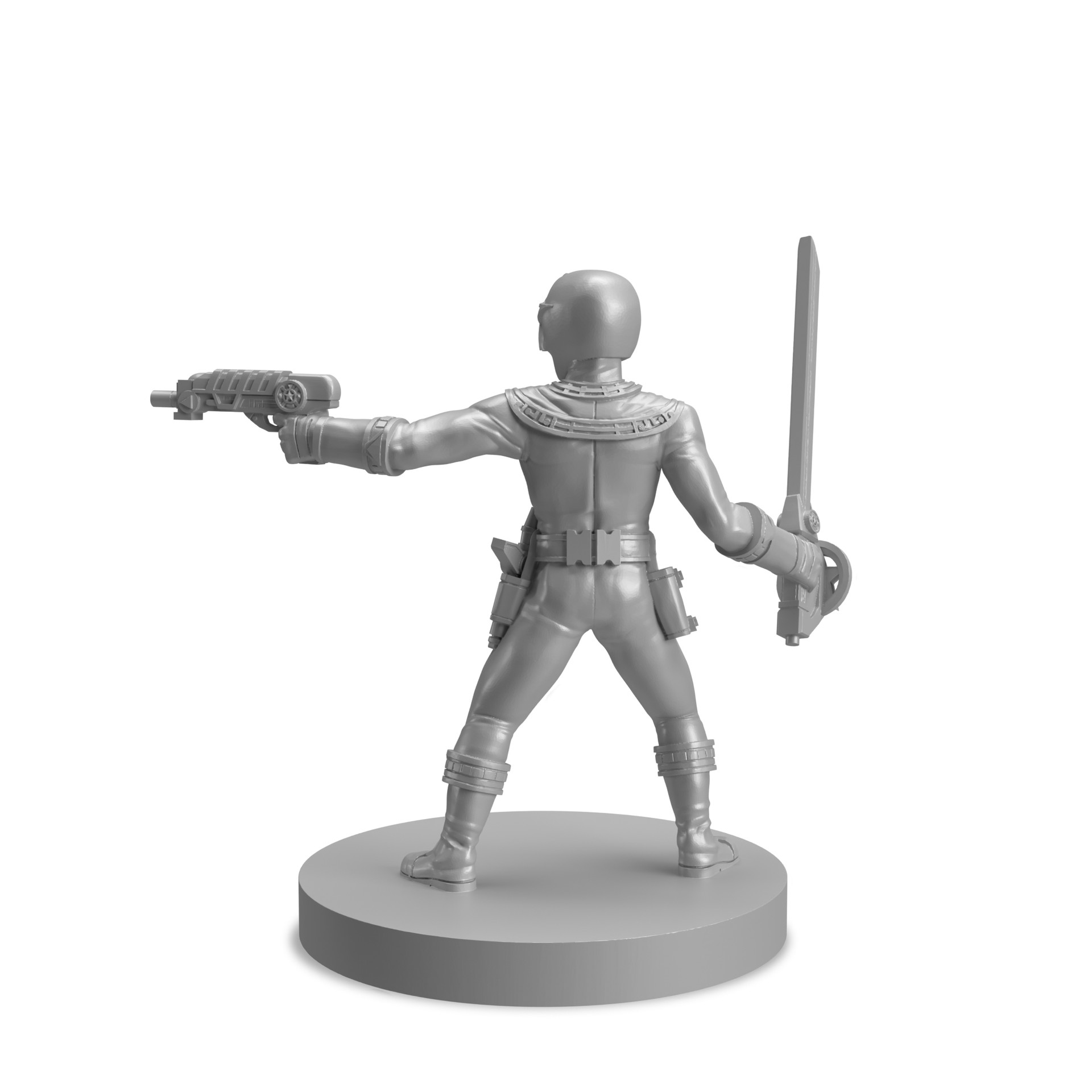 STL Power Rangers Zeo Red Ranger Mini - Renegade Game Studios