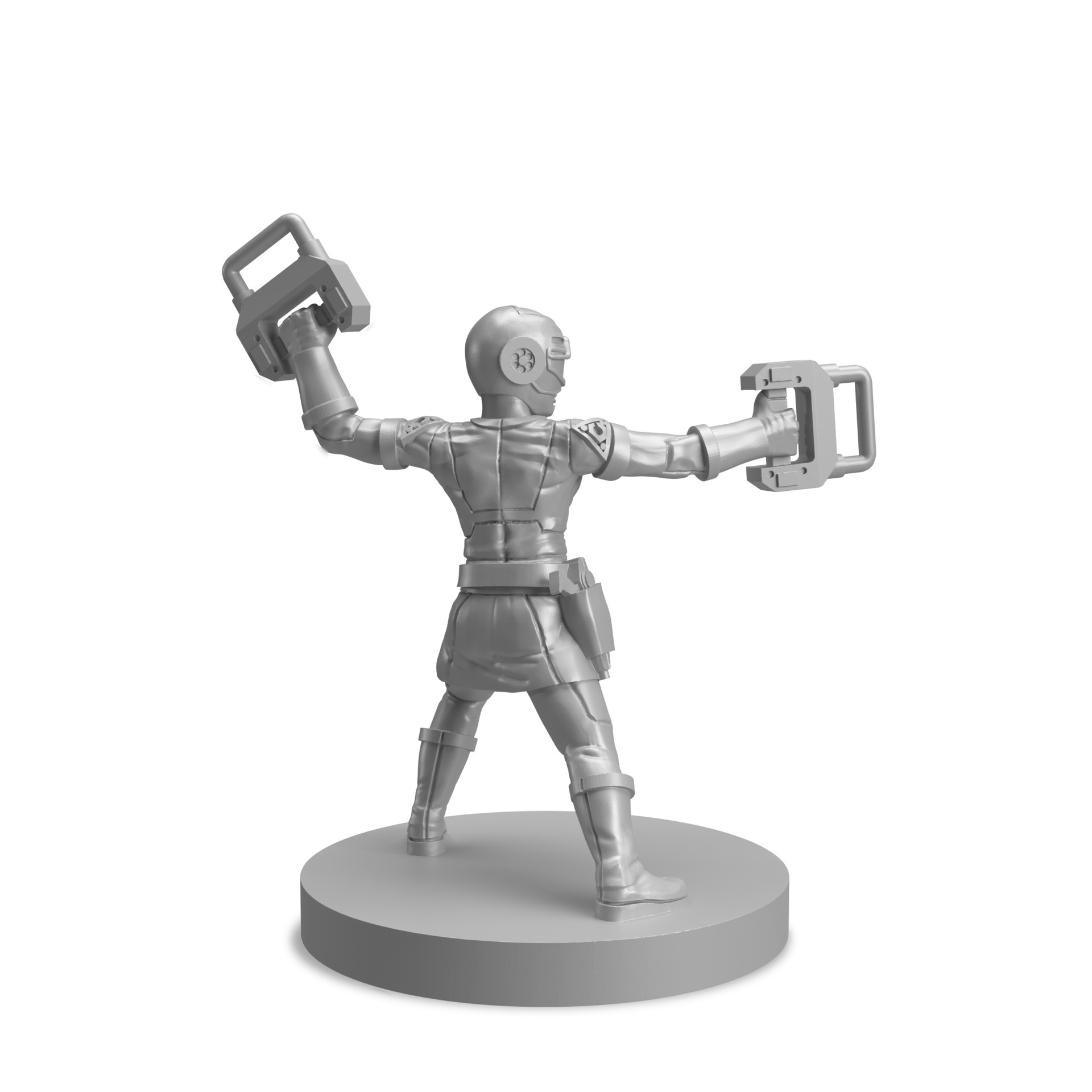 STL Power Rangers Turbo Yellow Ranger Mini - Renegade Game Studios