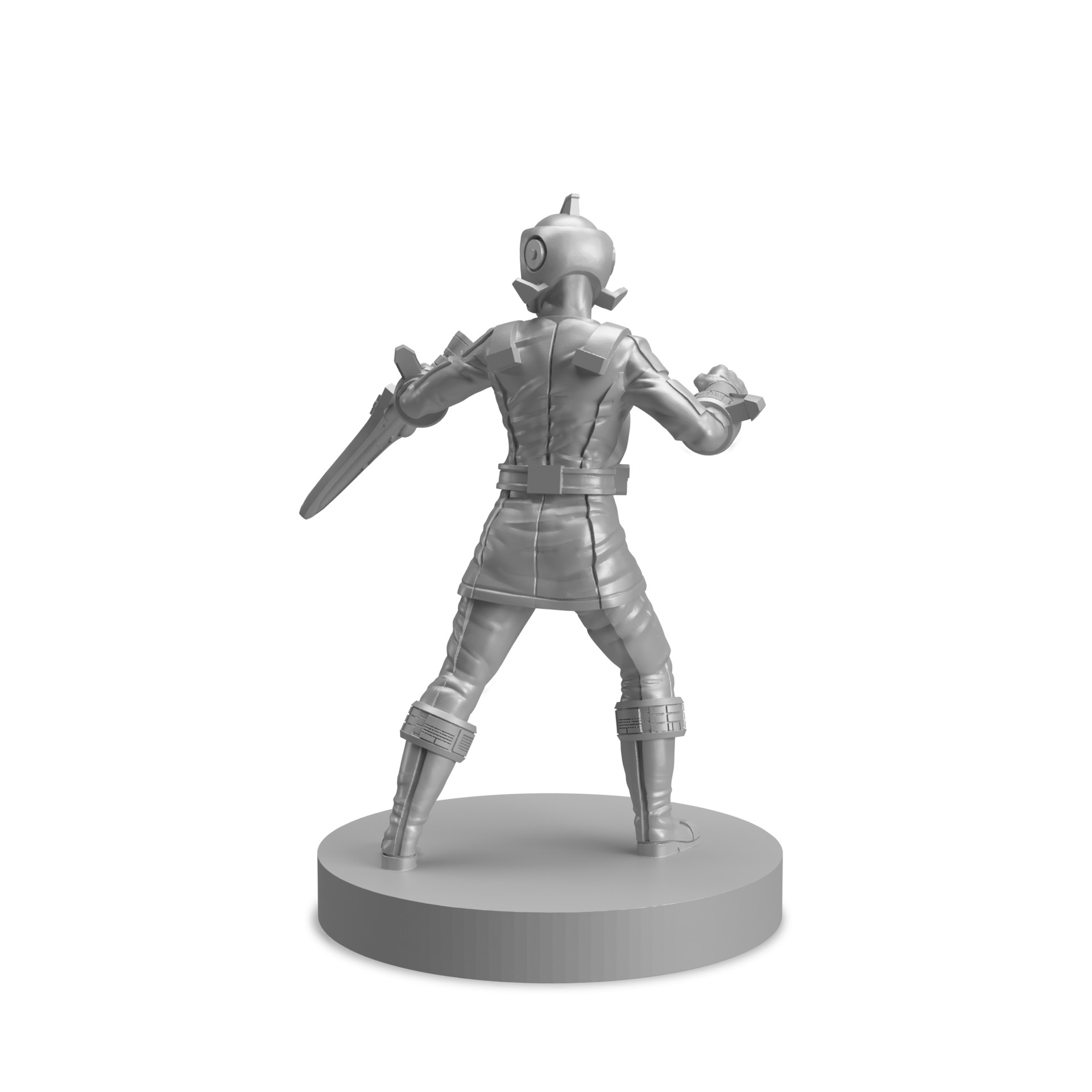 STL Power Rangers RPM Silver Ranger Mini - Renegade Game Studios