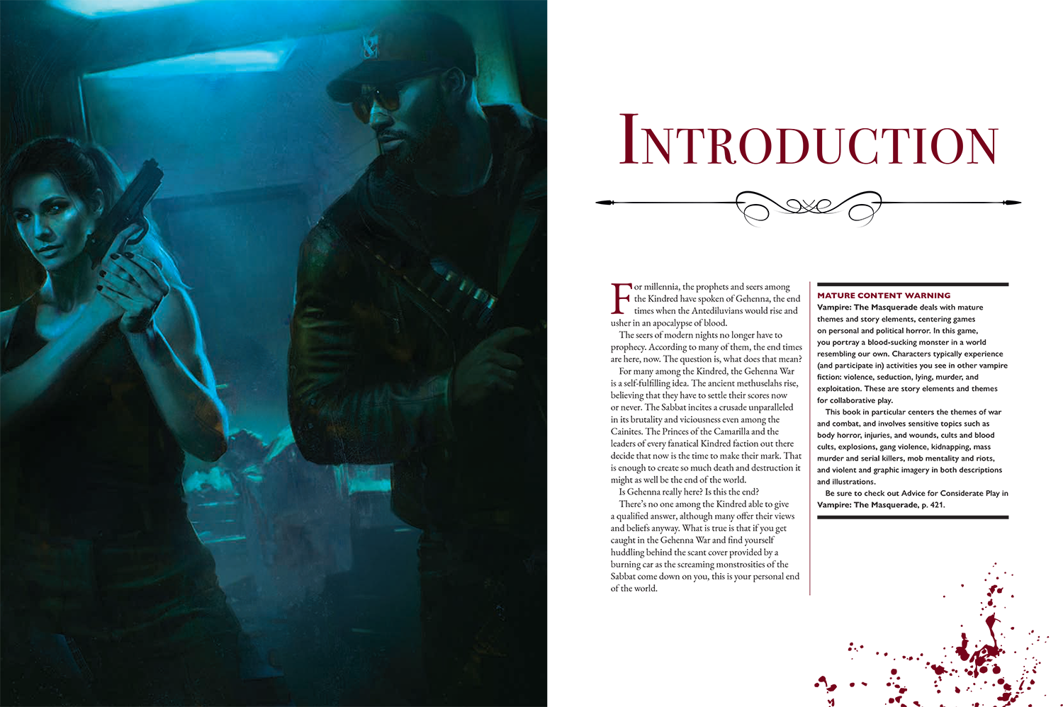 Vampire: The Masquerade 5th Edition Roleplaying Game Gehenna War Sourcebook