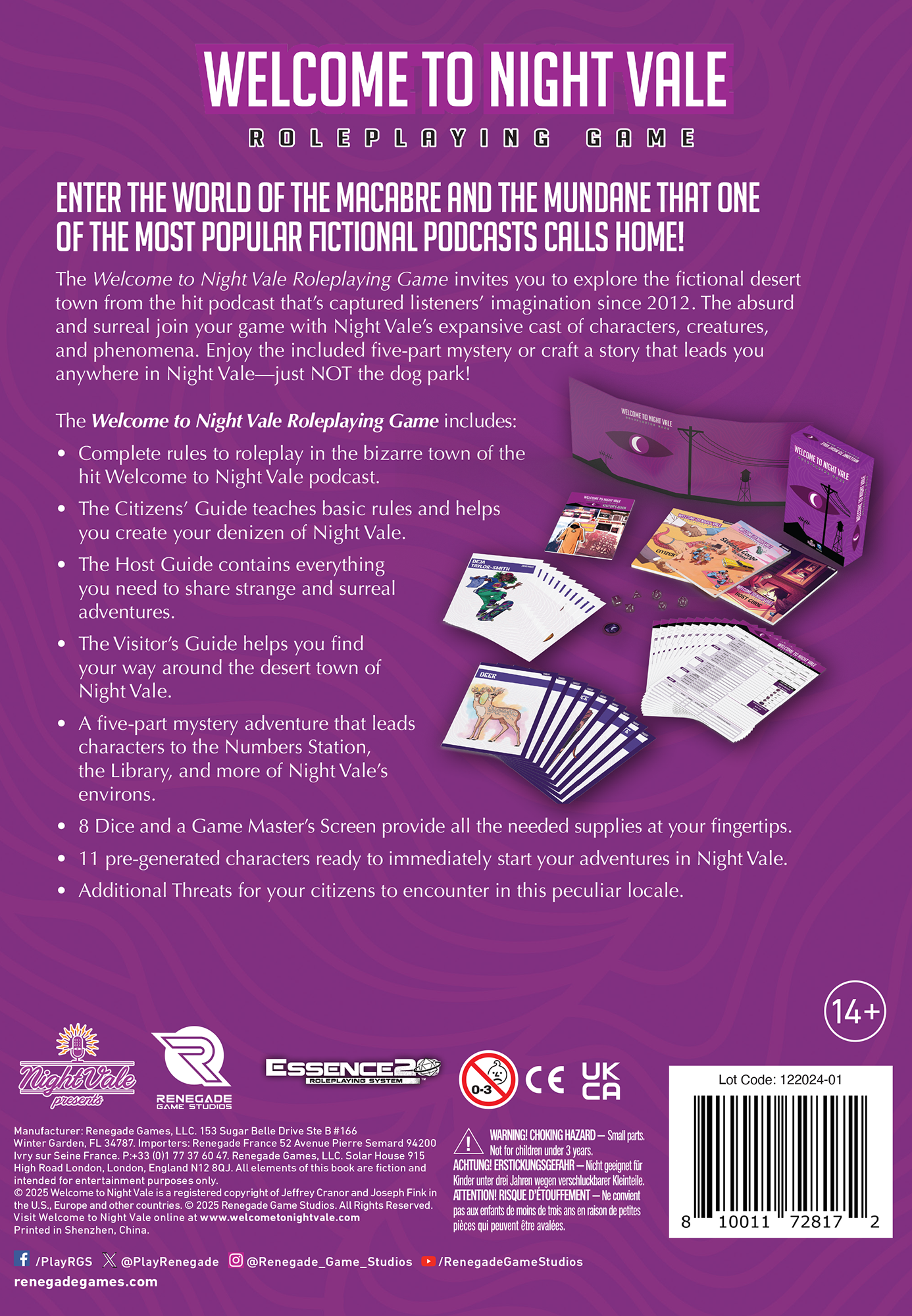 Welcome to Night Vale Roleplaying Game