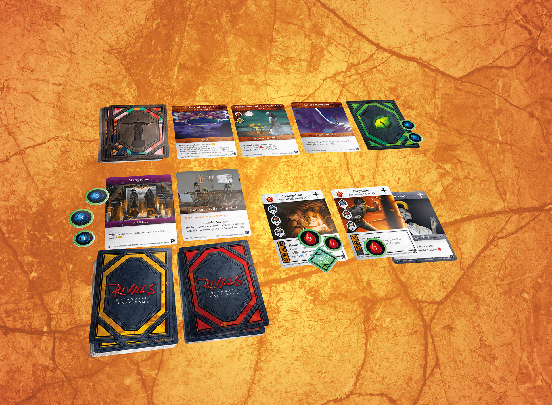 Vampire: The Masquerade Rivals Expandable Card Game The Hunters & The ...