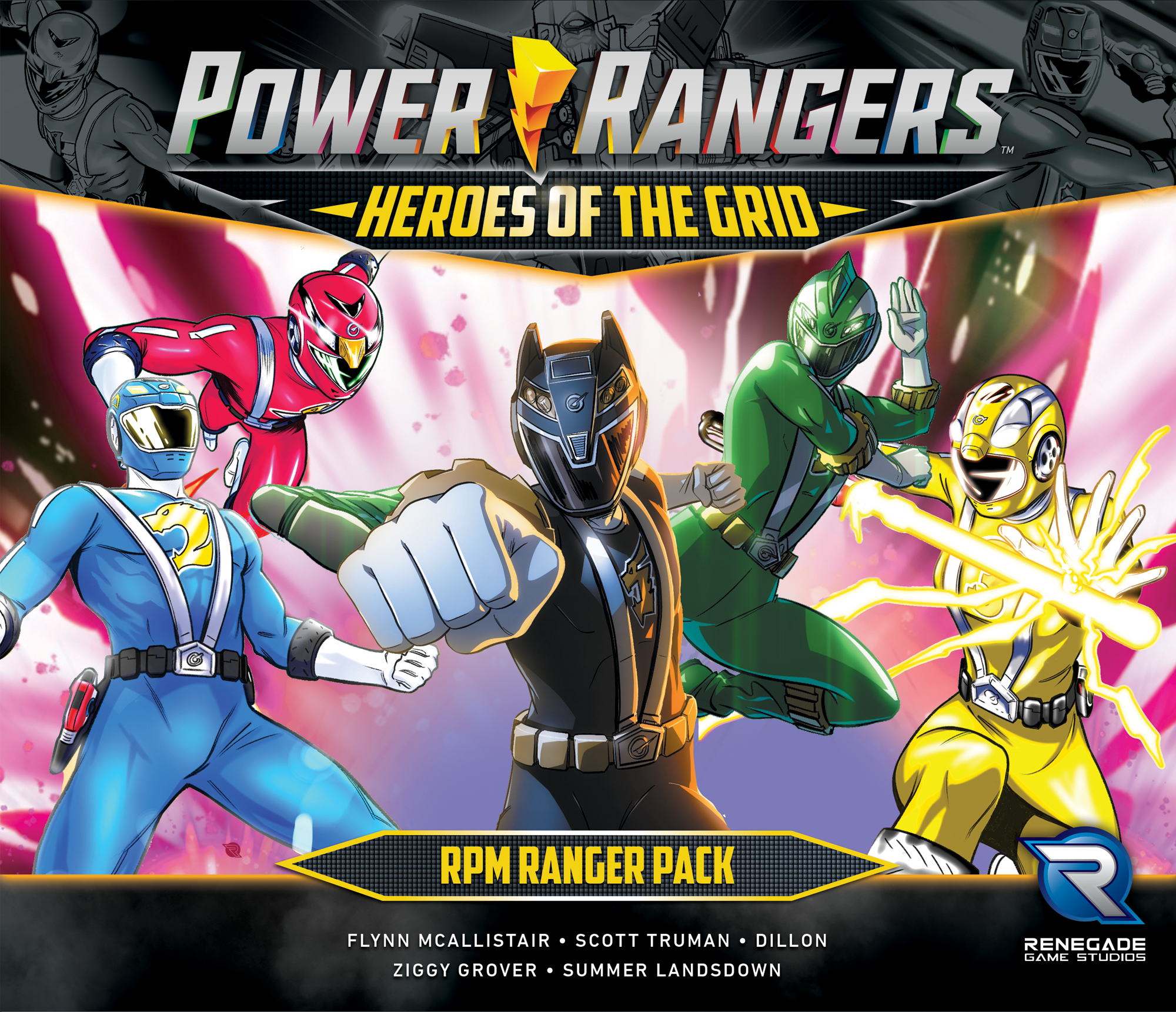 Power Rangers: Heroes of the Grid RPM Ranger Pack