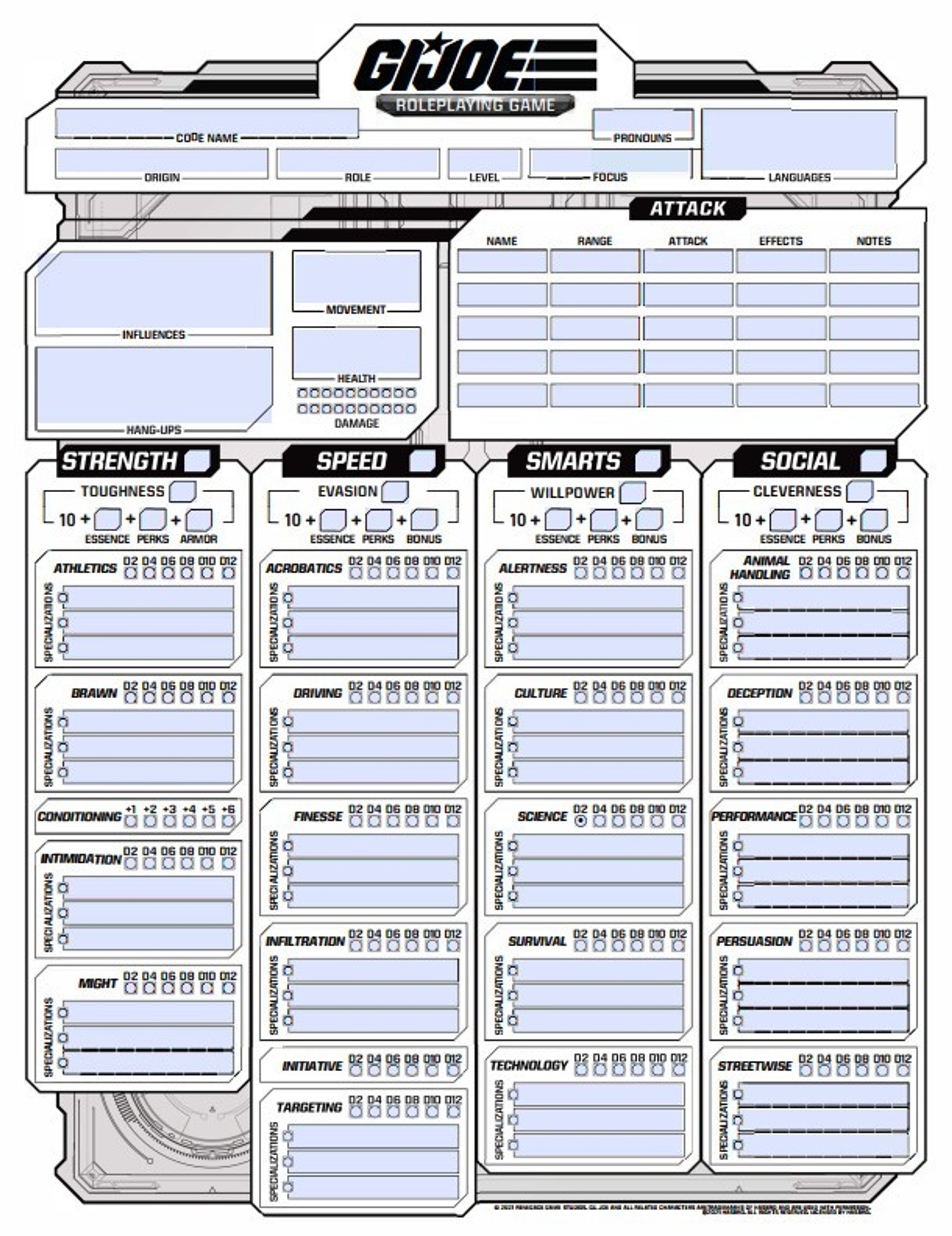 Gi Joe Roleplaying Game Core Rulebook Pdf