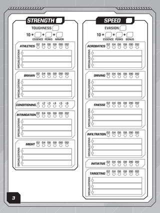 Transformers Roleplaying Game Expanded Character Sheet Journal ...