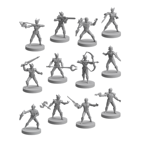 Power Rangers Roleplaying Game Hero Miniatures Set 2