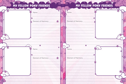 My Little Pony Roleplaying Game Expanded Character Sheet Journal ...