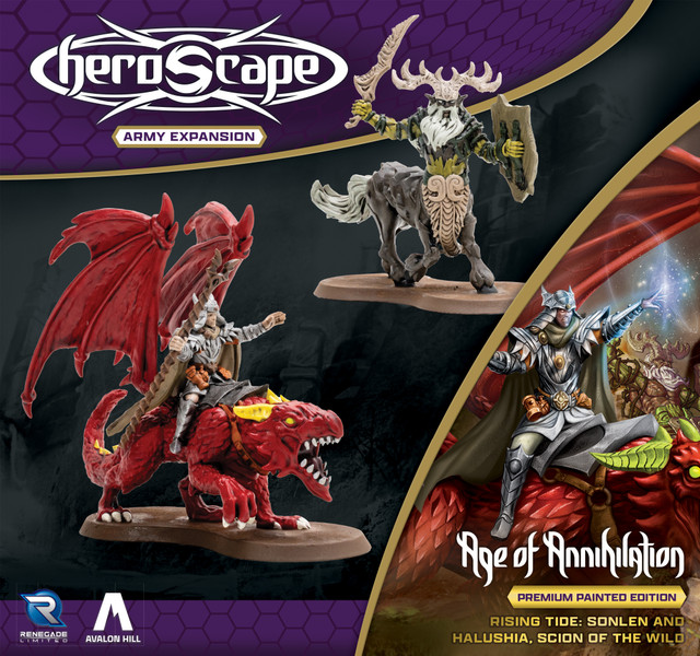 Heroscape: Rising Tide – Sonlen & Halushia, Scion of the Wild Army ...