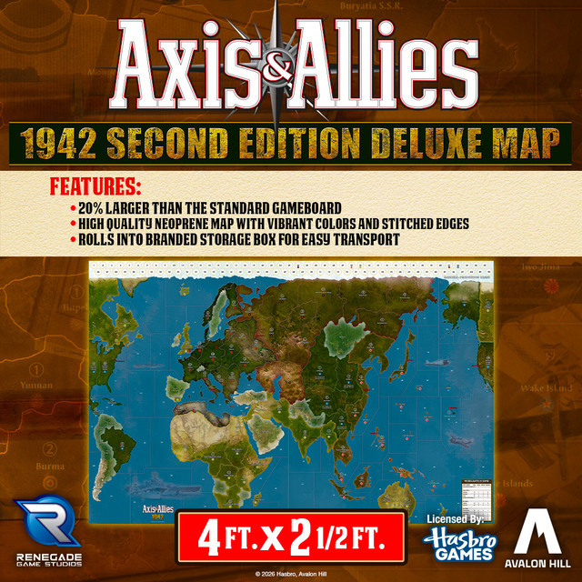 Axis & Allies 1940 Global Map PRE-ORDER