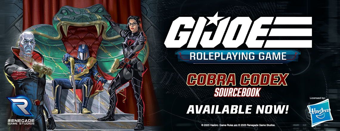 The G.I. JOE Roleplaying Game Cobra Codex Sourcebook is Available Now ...