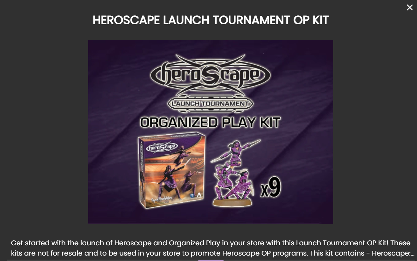 Heroscape Organized Play Kits Now Available Through the Heroscape ...