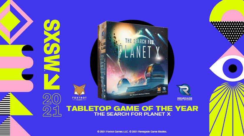 THE SEARCH FOR PLANET X - THE SXSW GAMING AWARDS TABLETOP GAME OF THE ...