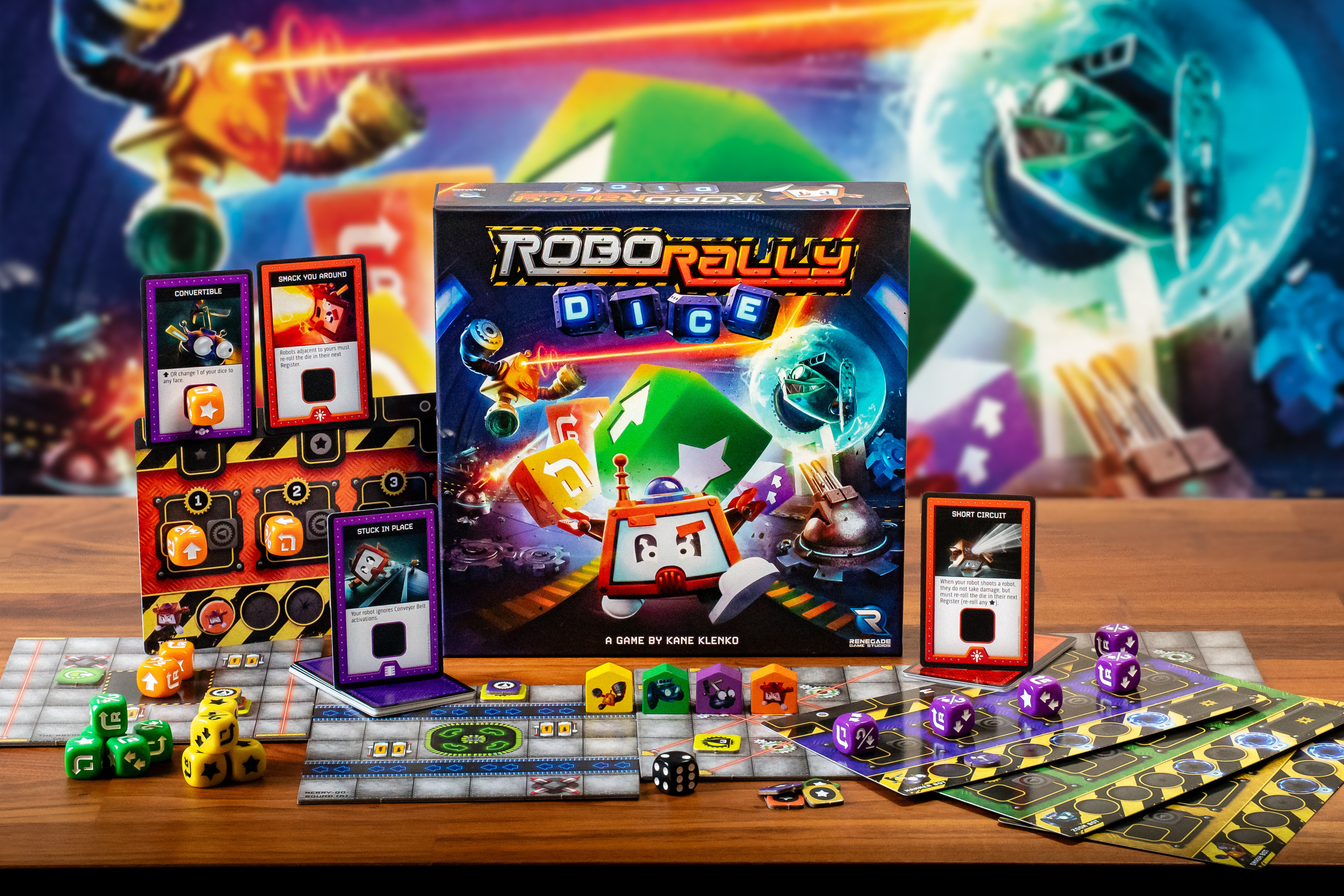 Demo Robo Rally Dice at your FLGS! - Renegade Game Studios