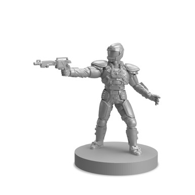 STL Power Rangers Phantom Ranger Mini - Renegade Game Studios