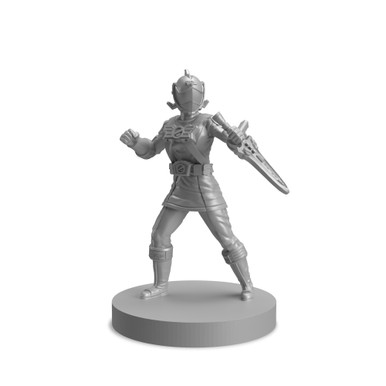 STL Power Rangers RPM Silver Ranger Mini - Renegade Game Studios