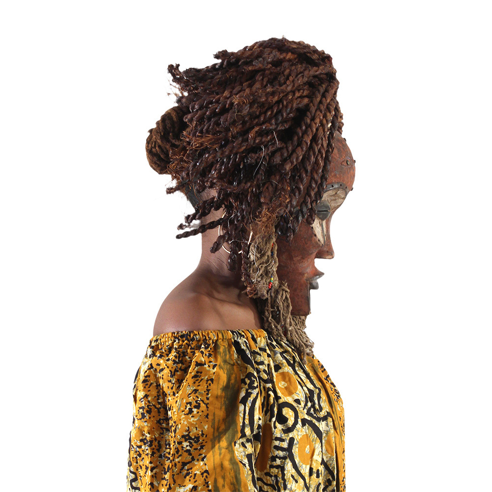 Zaire Premium Chokwe Mask - Africa Imports