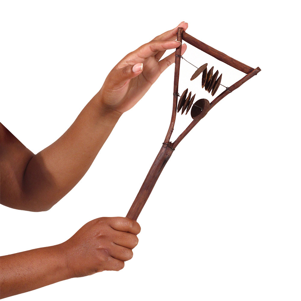 XL African Sistrum V Rattle - Africa Imports