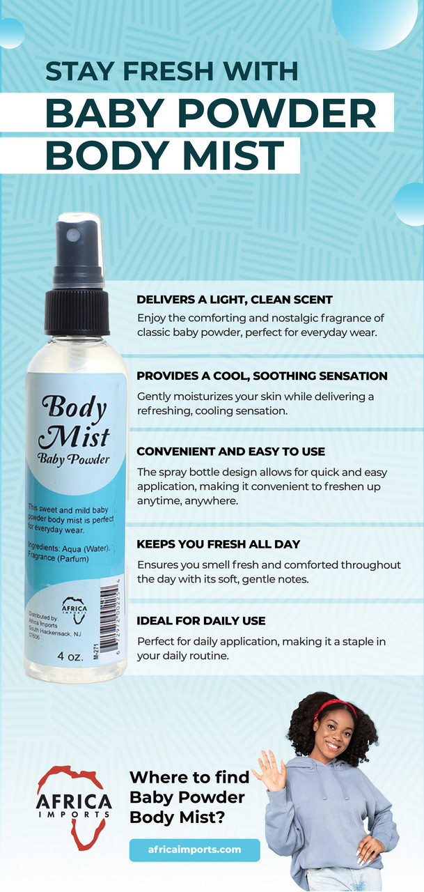 Baby Powder Body Mist - Health & Beauty- Other