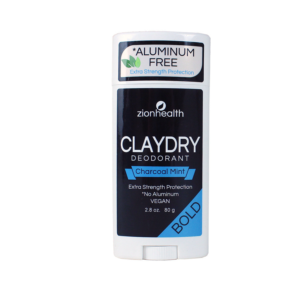 ClayDry Bold Deodorant - Charcoal Mint - Herbal Deodorants