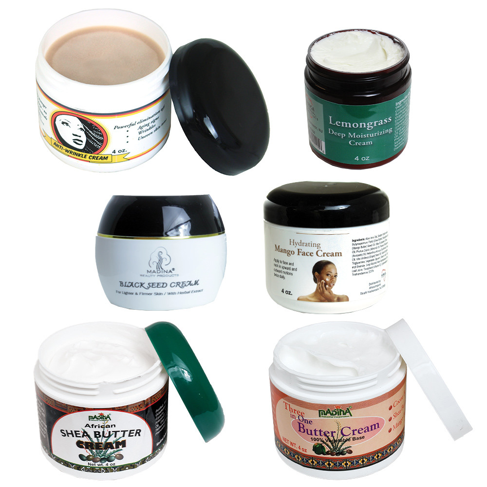 Set Of 6 Healing Creams - Creamy Lotions - African Beauty