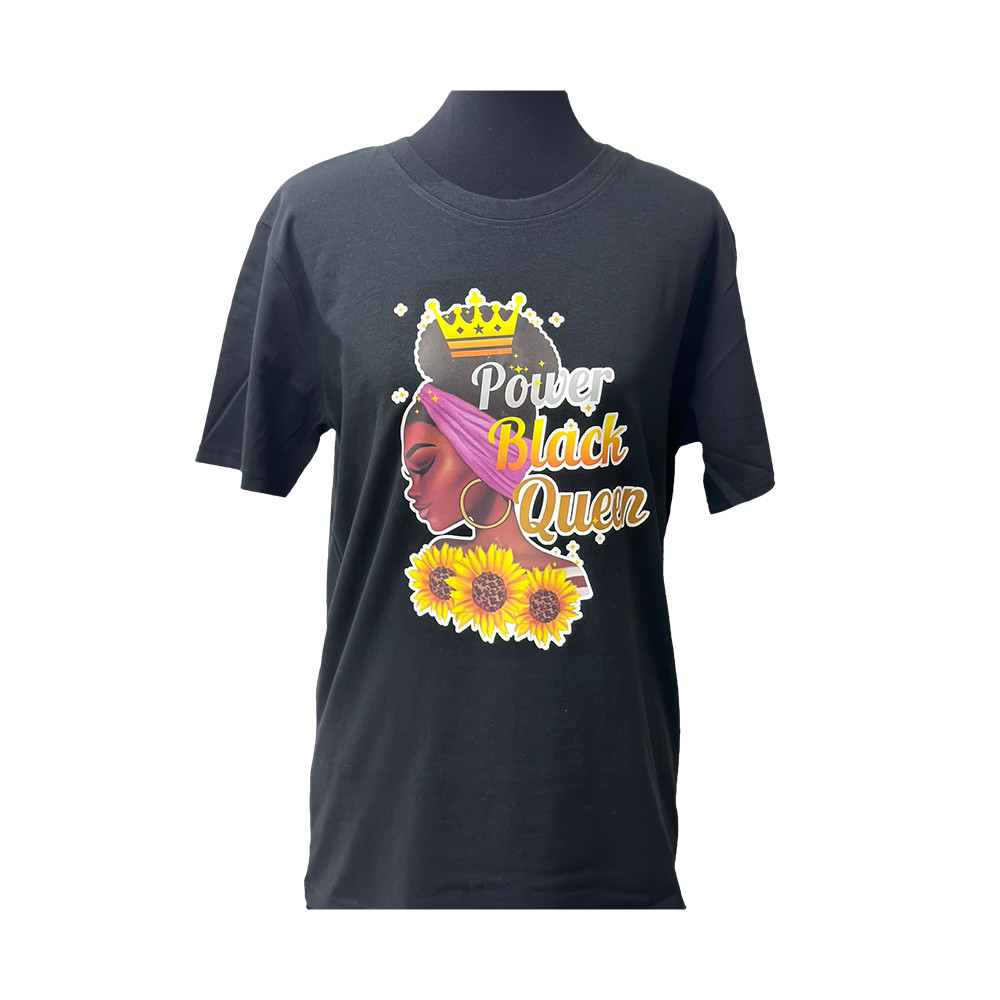 Power Black Queen T-Shirt - Africa Imports