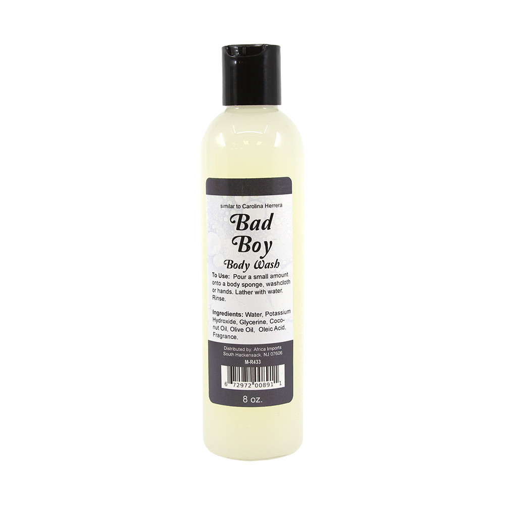 Carolina Herrera Bad Boy Body Wash - 8 oz. - Africa Imports