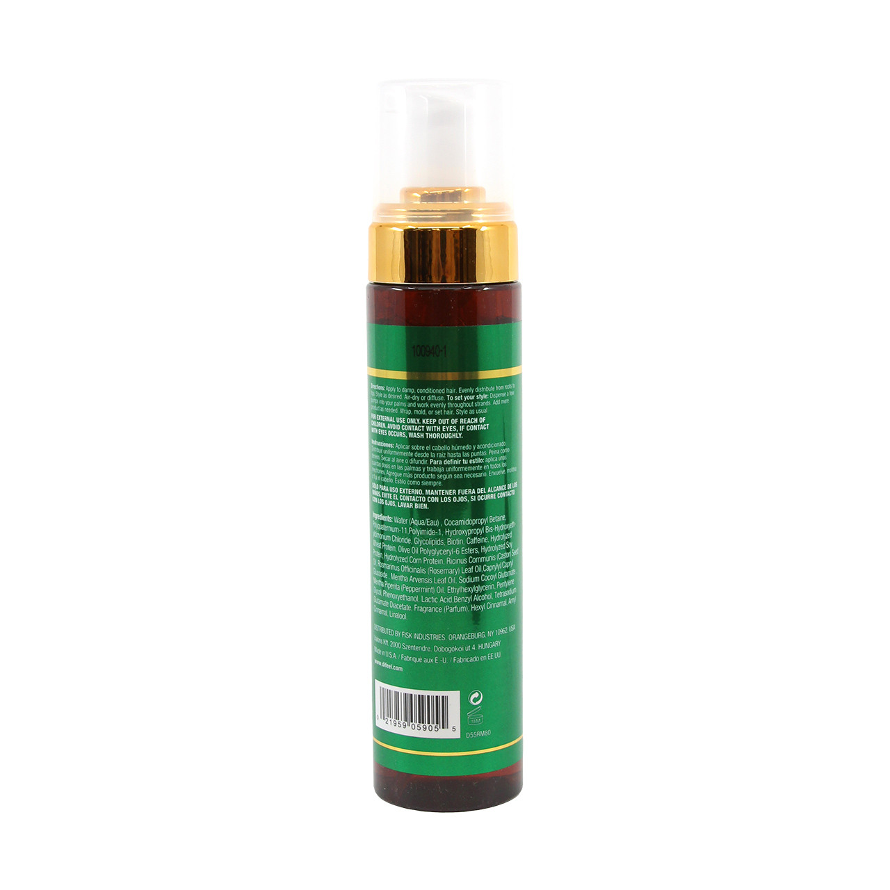 Difeel: Rosemary & Mint Foaming Hair Mousse - 8 oz. - Africa Imports