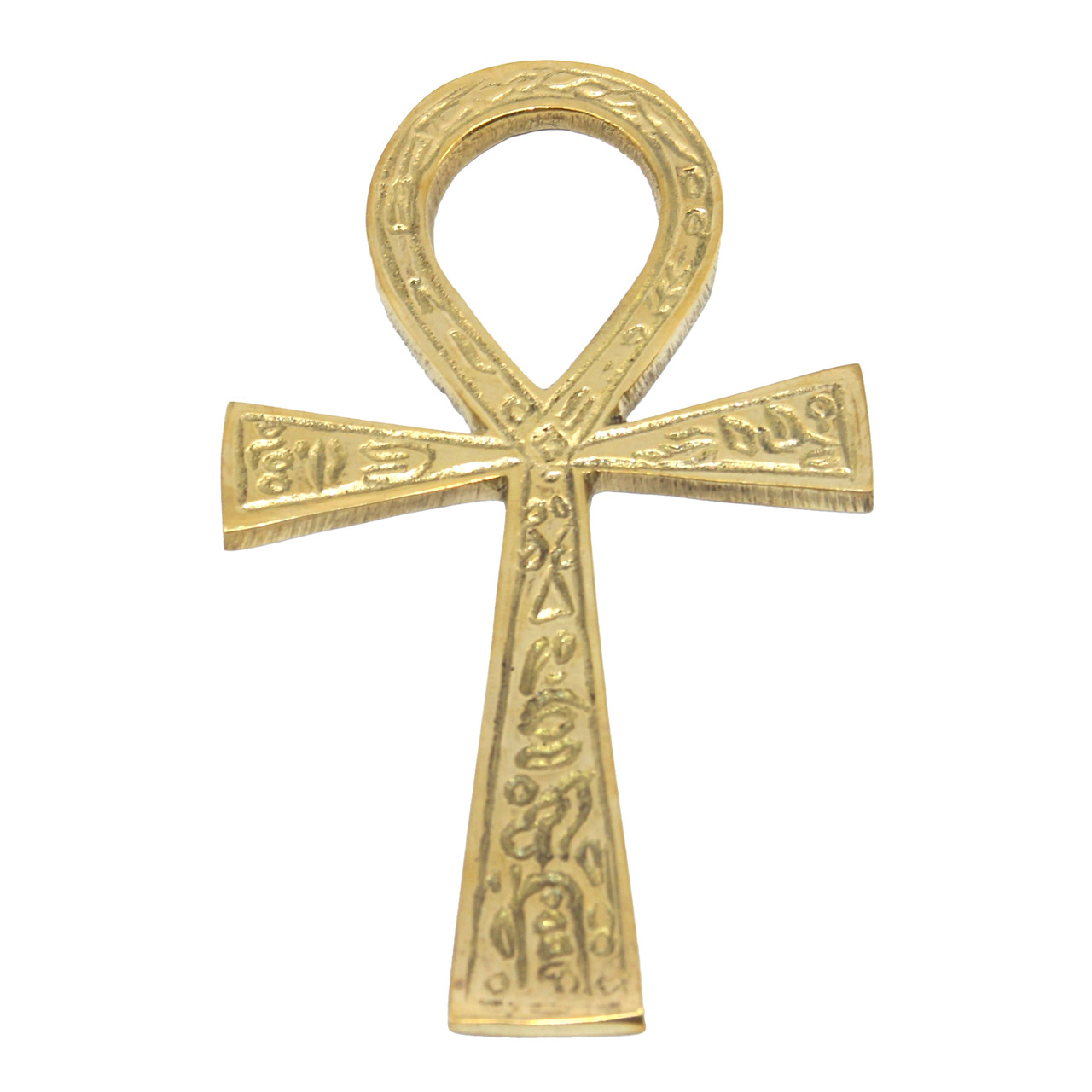4" Brass Ankh - Africa Imports