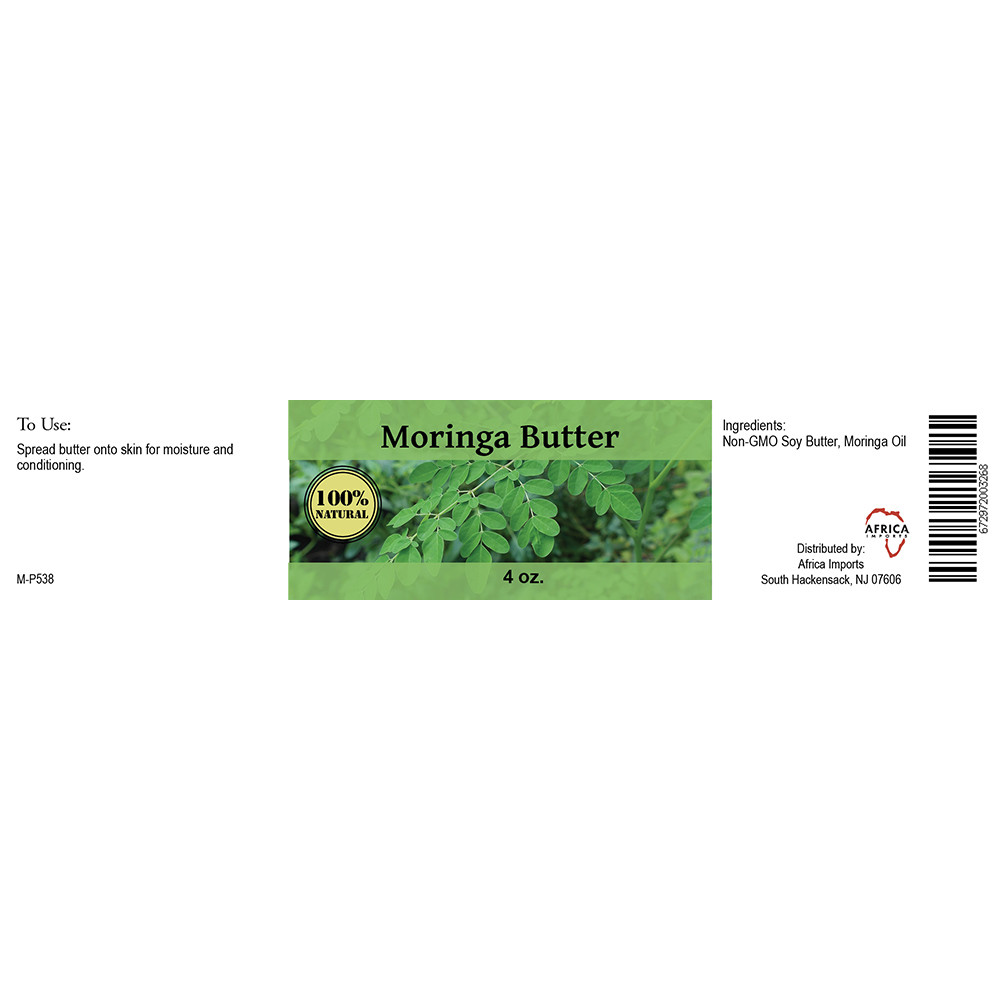 Moringa Butter - 4 oz. - Natural Butter - African Health & Beauty