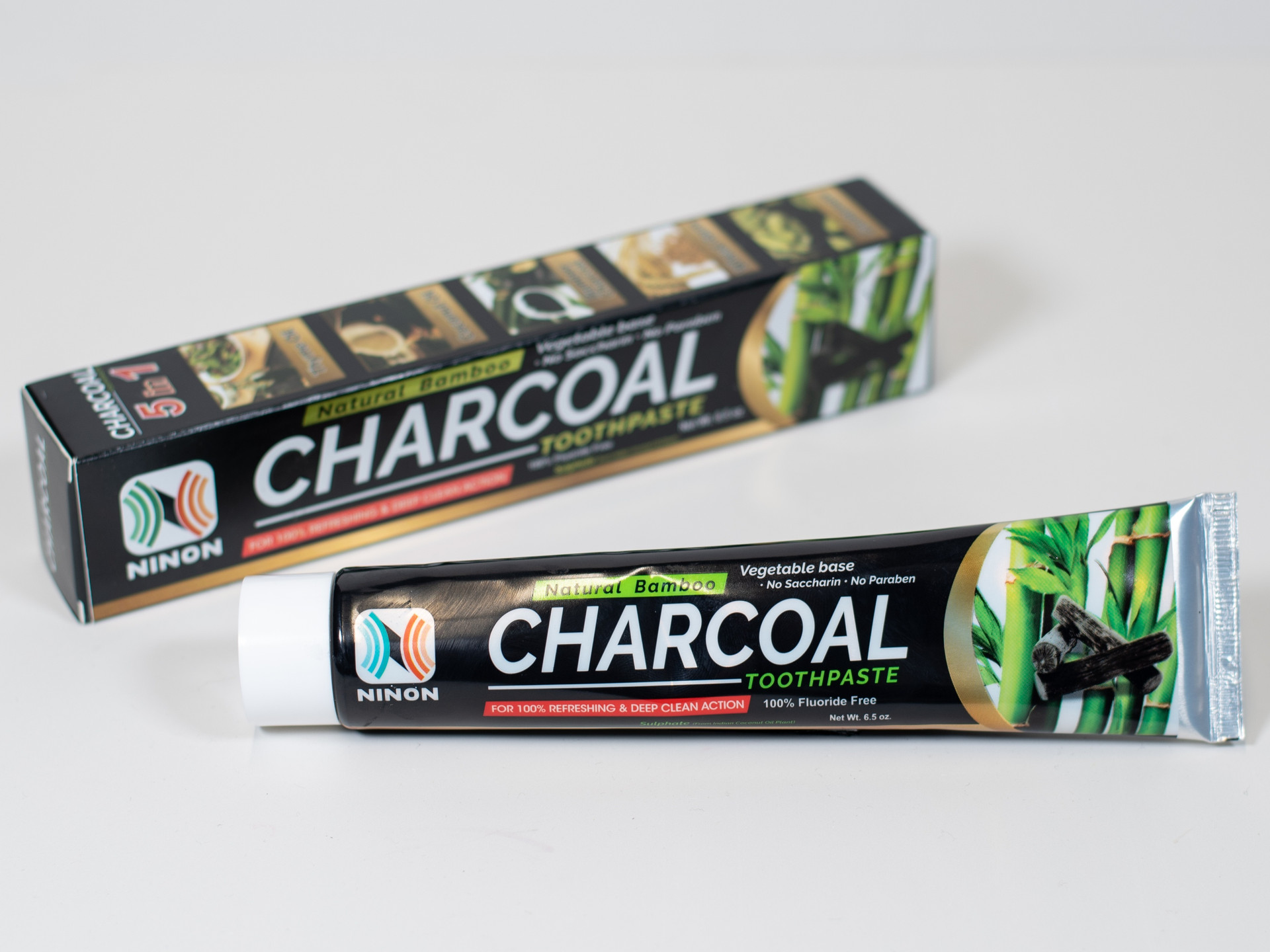 Natural Bamboo Charcoal Toothpaste - Dental Care