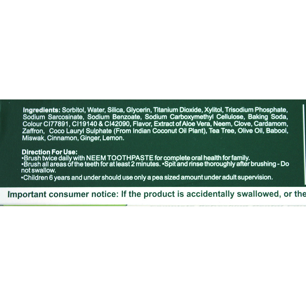Neem Toothpaste - Dental Care | Africa Imports