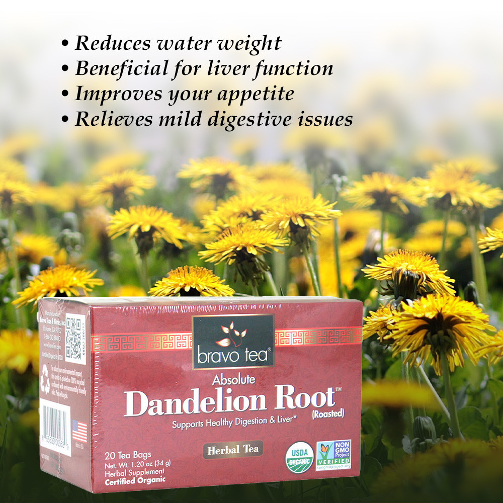 Absolute Dandelion Root Tea - 20 Bags - Healing Teas | Africa Imports