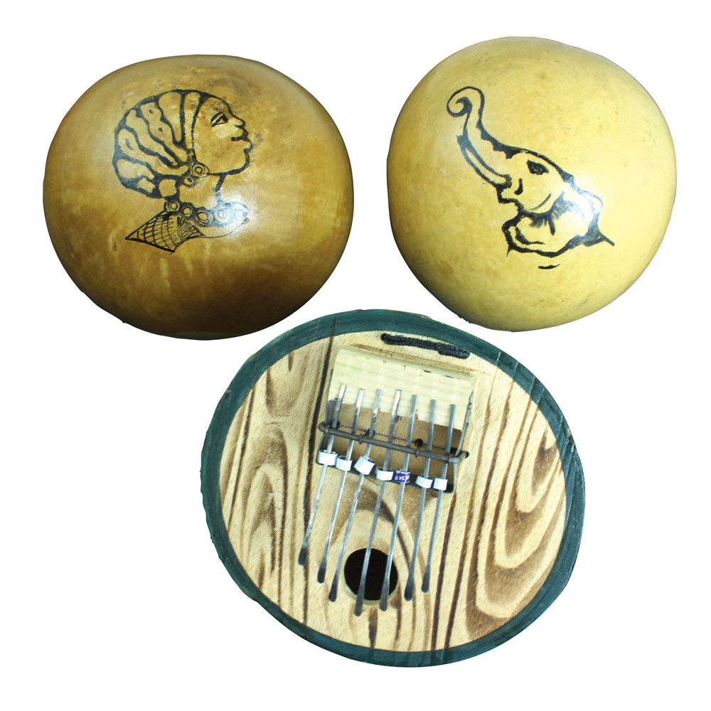 Kalimba-Gourd Thumb Piano - Other Musical Instruments- African Music