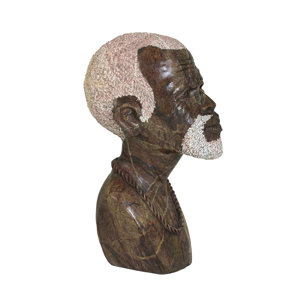 Shona Stone African Man Statue - Africa Imports