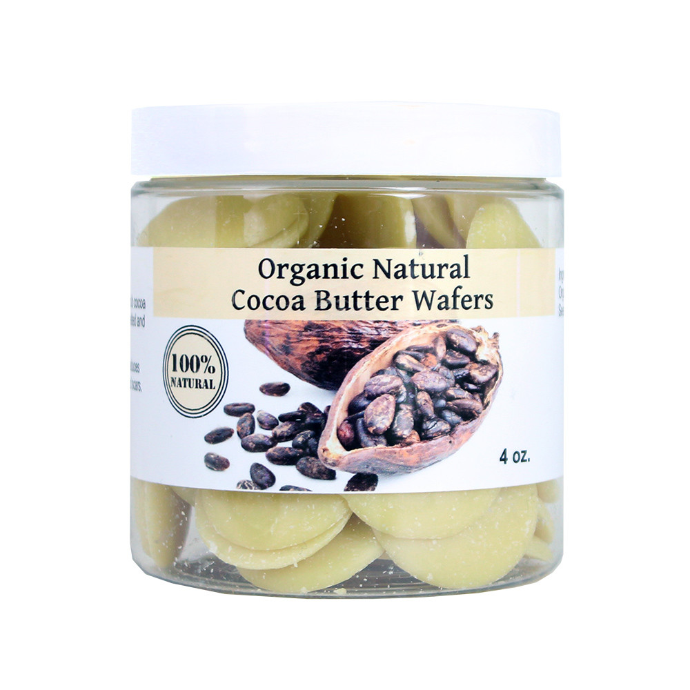 Organic Natural Cocoa Butter Wafers - Natural Butter - African Health ...