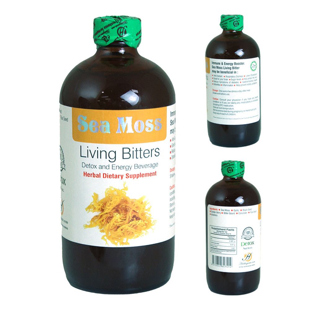 Sea Moss Living Bitters - Herbal Remedies & Edibles