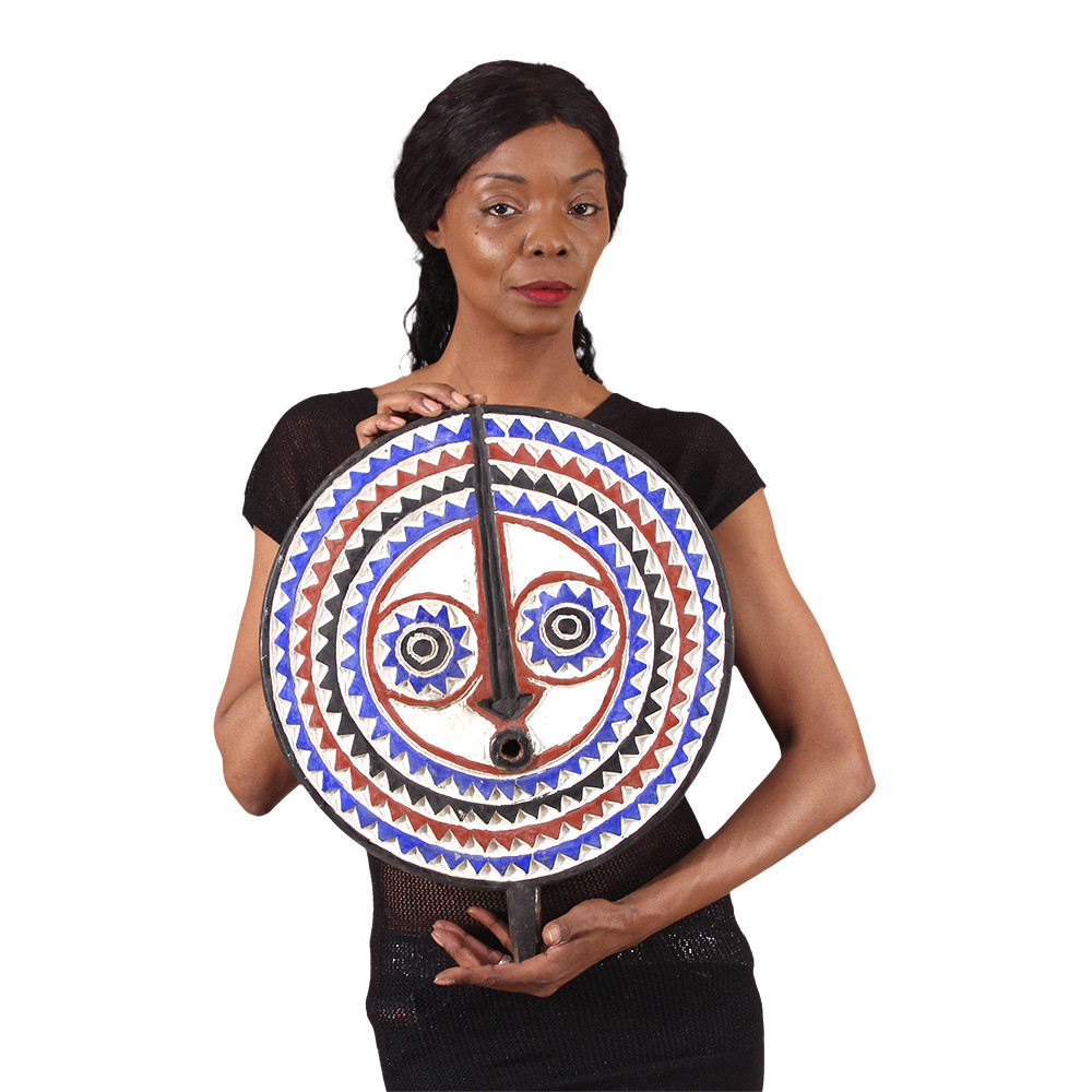 Baoule Shields from Ivory Coast - Animal Masks & Wood Carvings | Africa ...