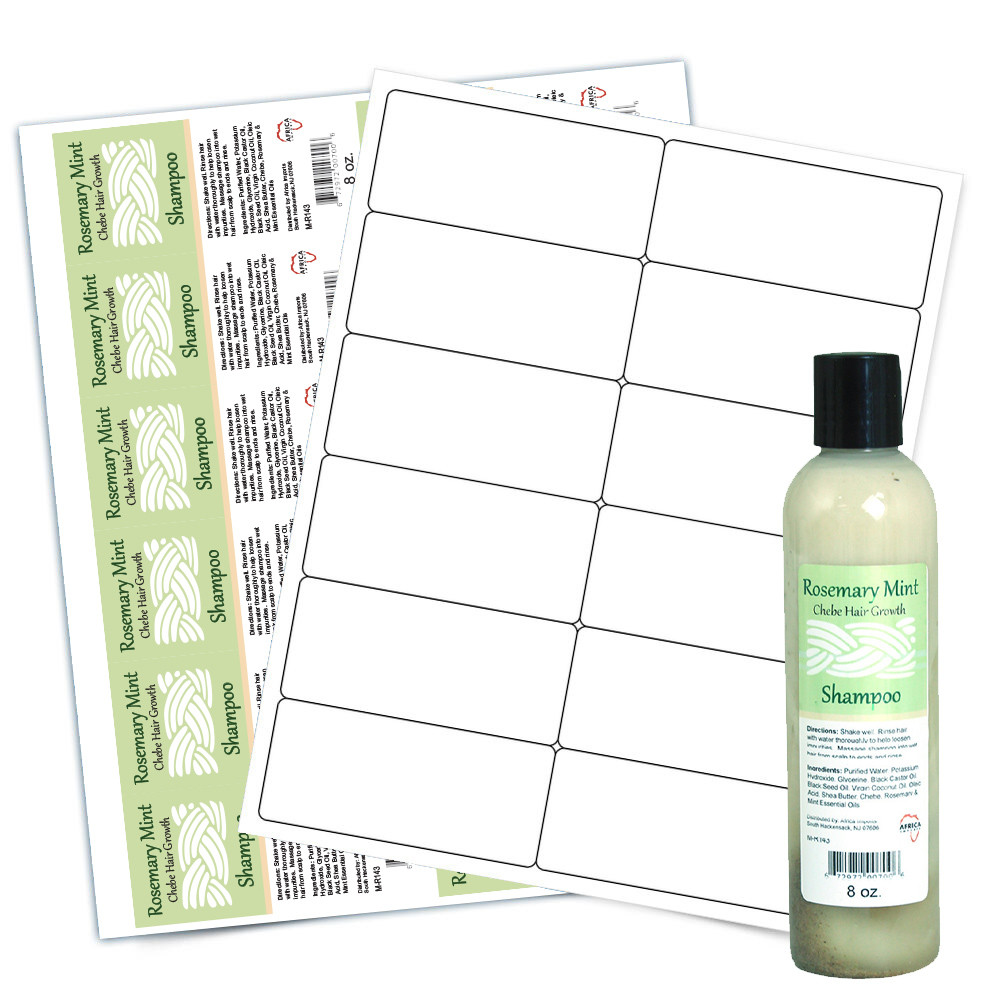 60 - 4"x1¾" Matte Rectangle Labels - Packaging, displays, and Do-It ...