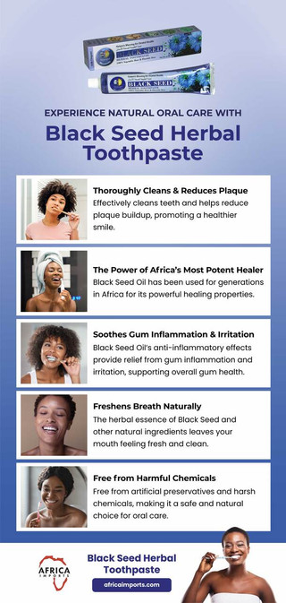 Black Seed Herbal Toothpaste - Africa Imports