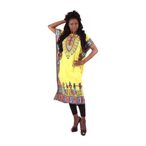 Native Trad Dashiki Print Kaftan - Africa Imports