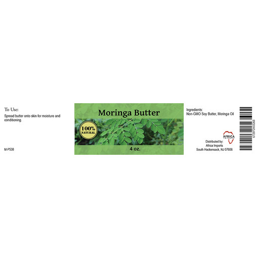 Moringa Butter - 4 oz. - Natural Butter - African Health & Beauty