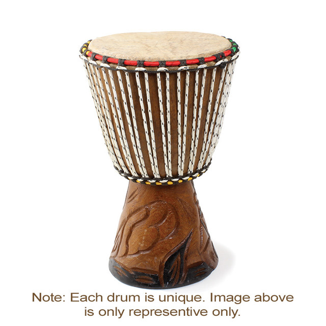 D'Jembe Drum: Medium 16-18" - Drums & Drum Accessories - African Music