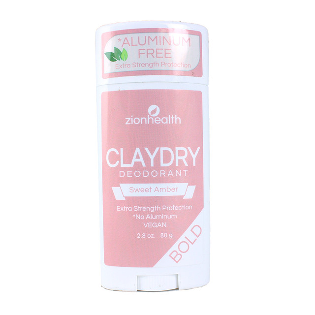 ClayDry Bold Deodorant - Sweet Amber - Herbal Deodorants