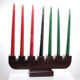 Handmade Large Wooden Kinara - Christmas and Kwanzaa Treasures | Africa ...